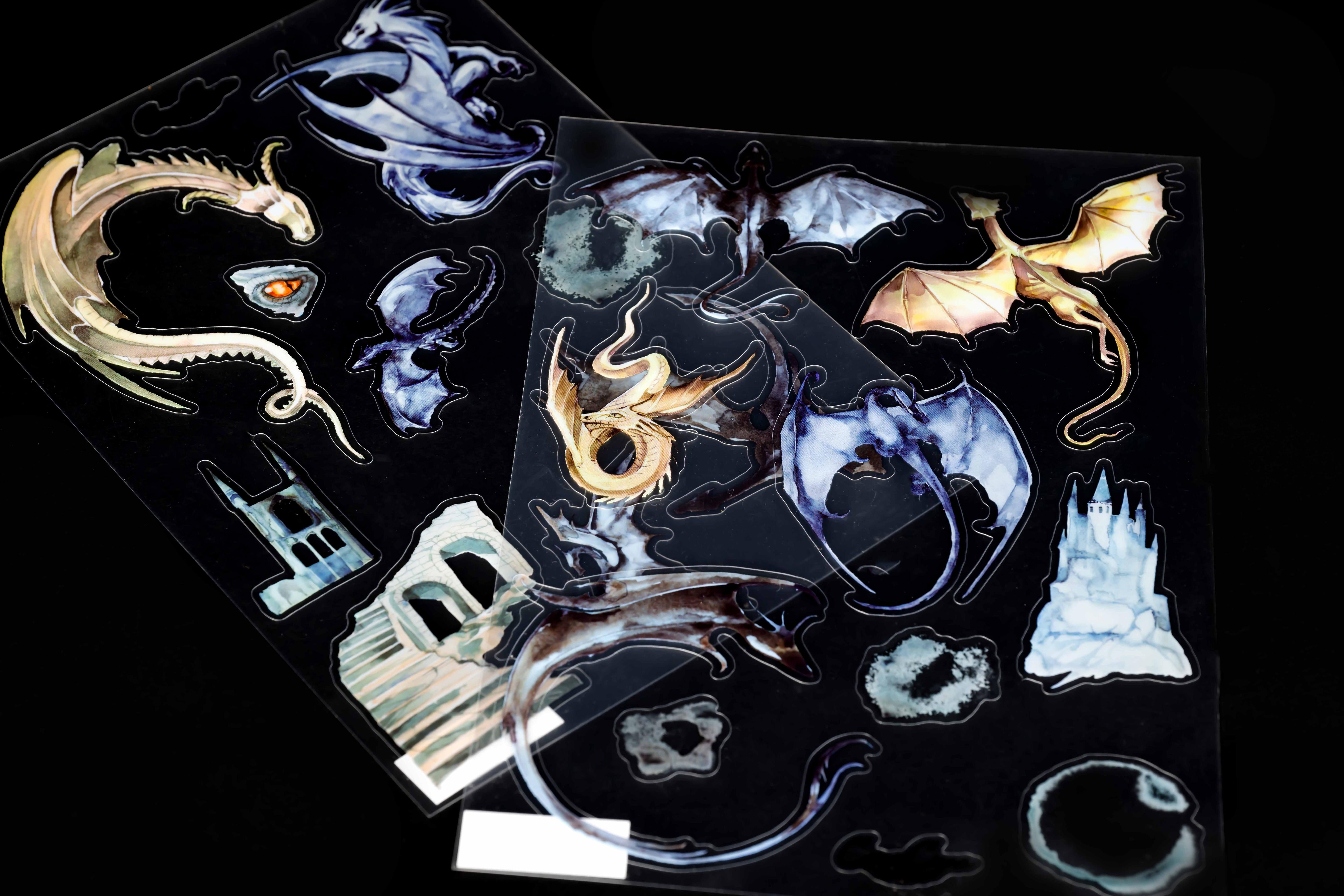 Dragons Sticker Sheets - Discover 's Stickers – CoraCreaCrafts