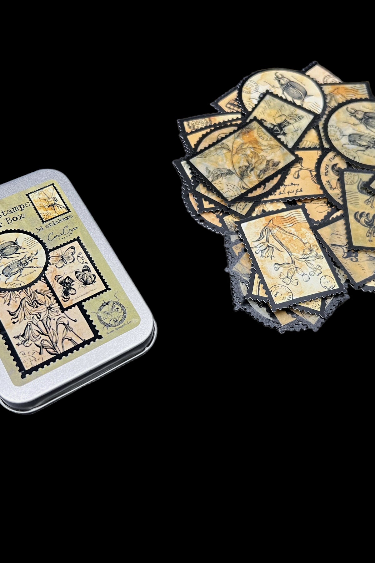Specimen Sticker Tin Box — Sticker Set | CoraCreaCraft