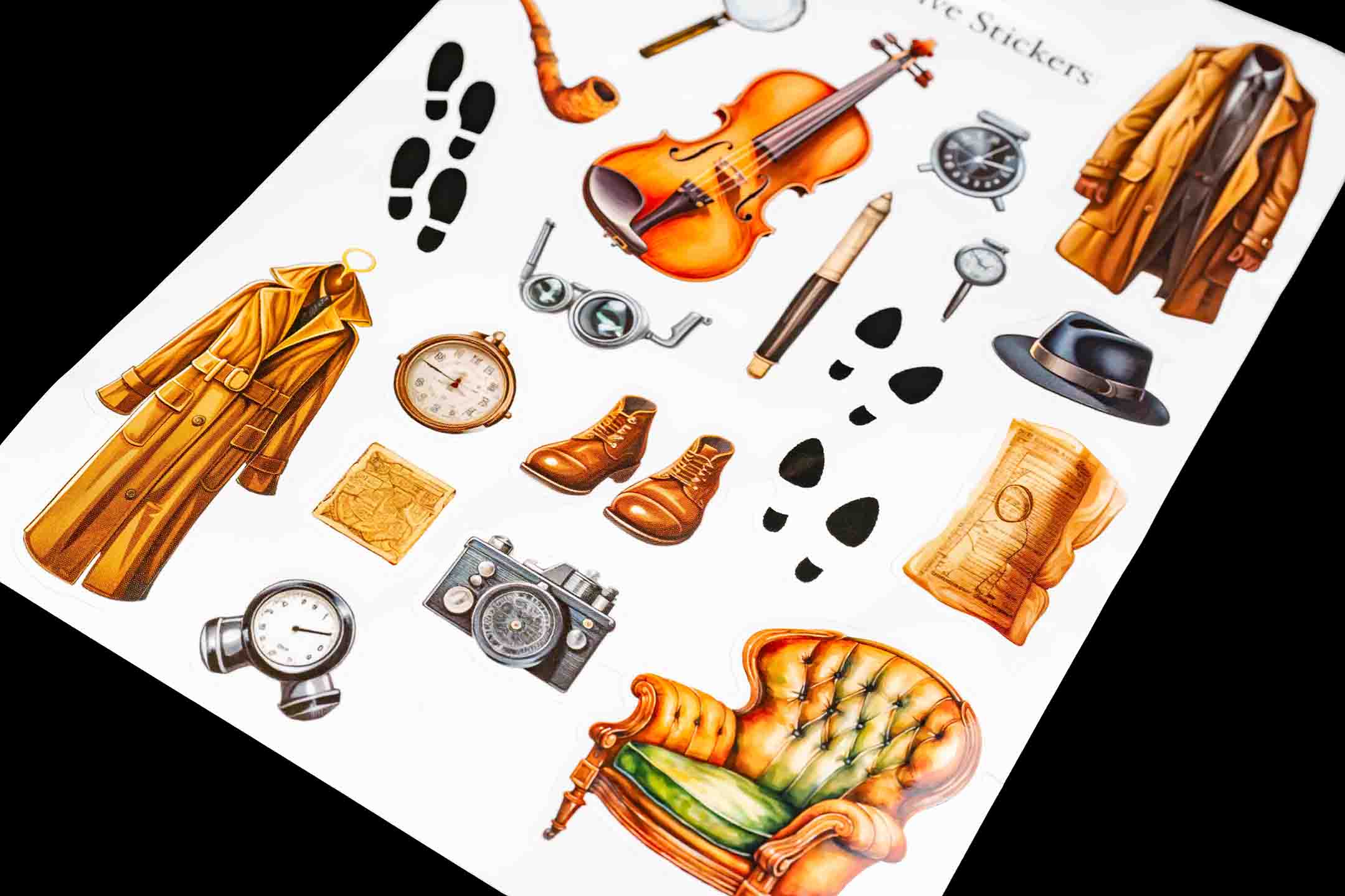 Detective Sticker Sheet - Discover 's Stickers – CoraCreaCrafts