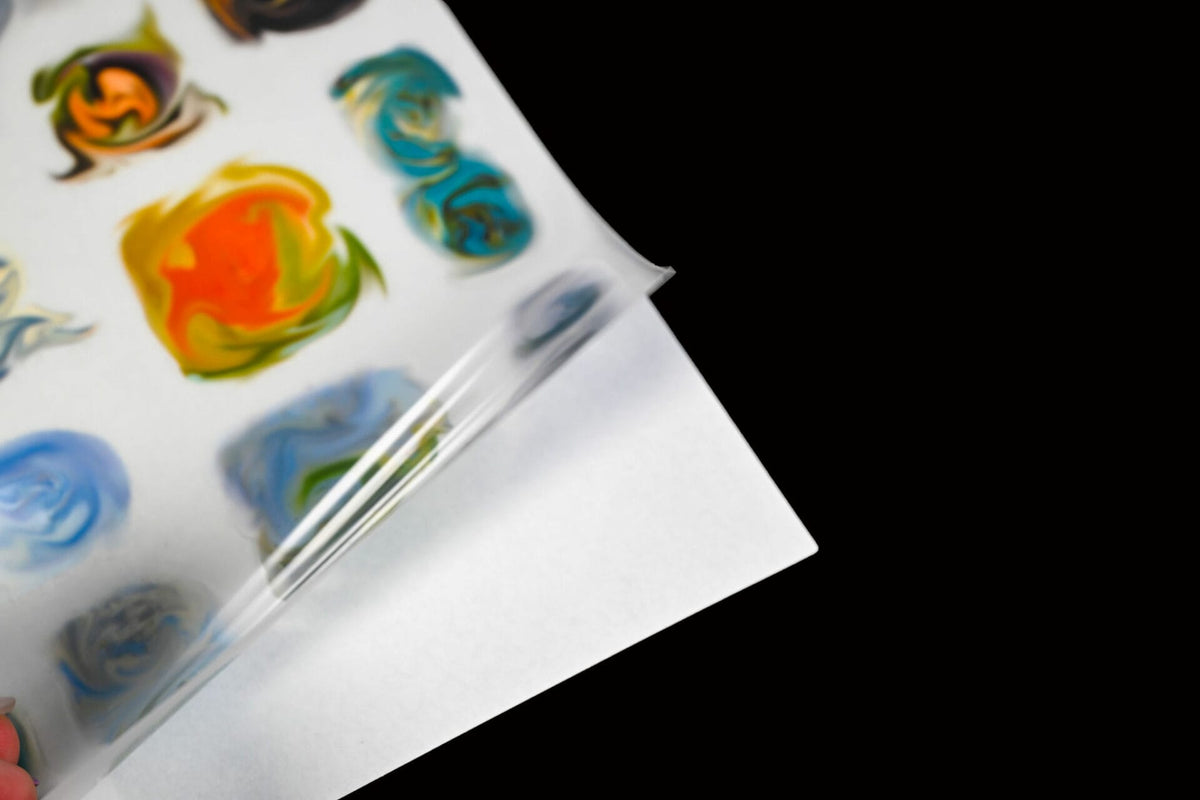Artist Palette Transfer Sticker Sheet — Transfer Stick