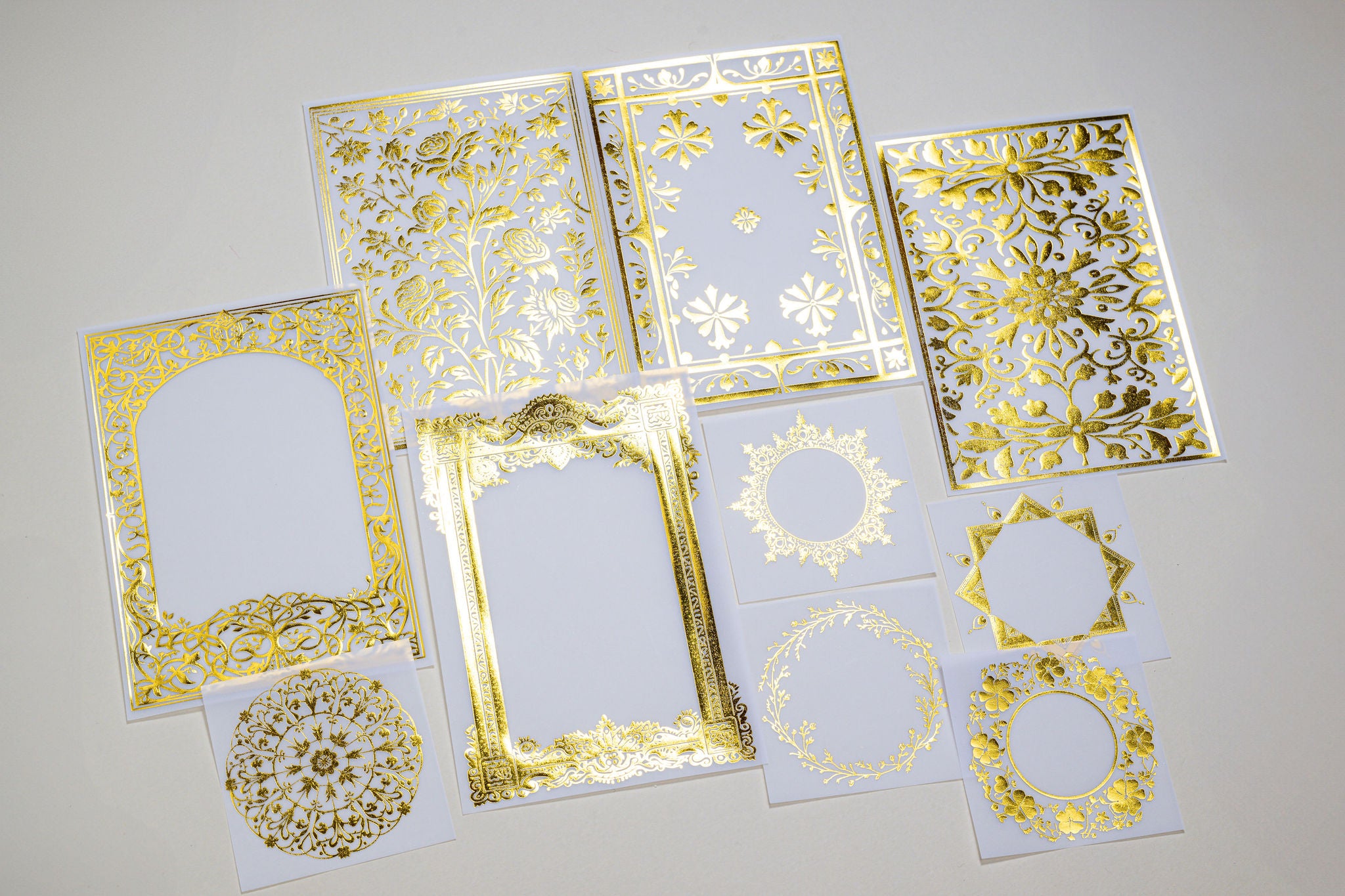 Vellum Foil Frames – Ephemera Packs | CoraCreaCrafts