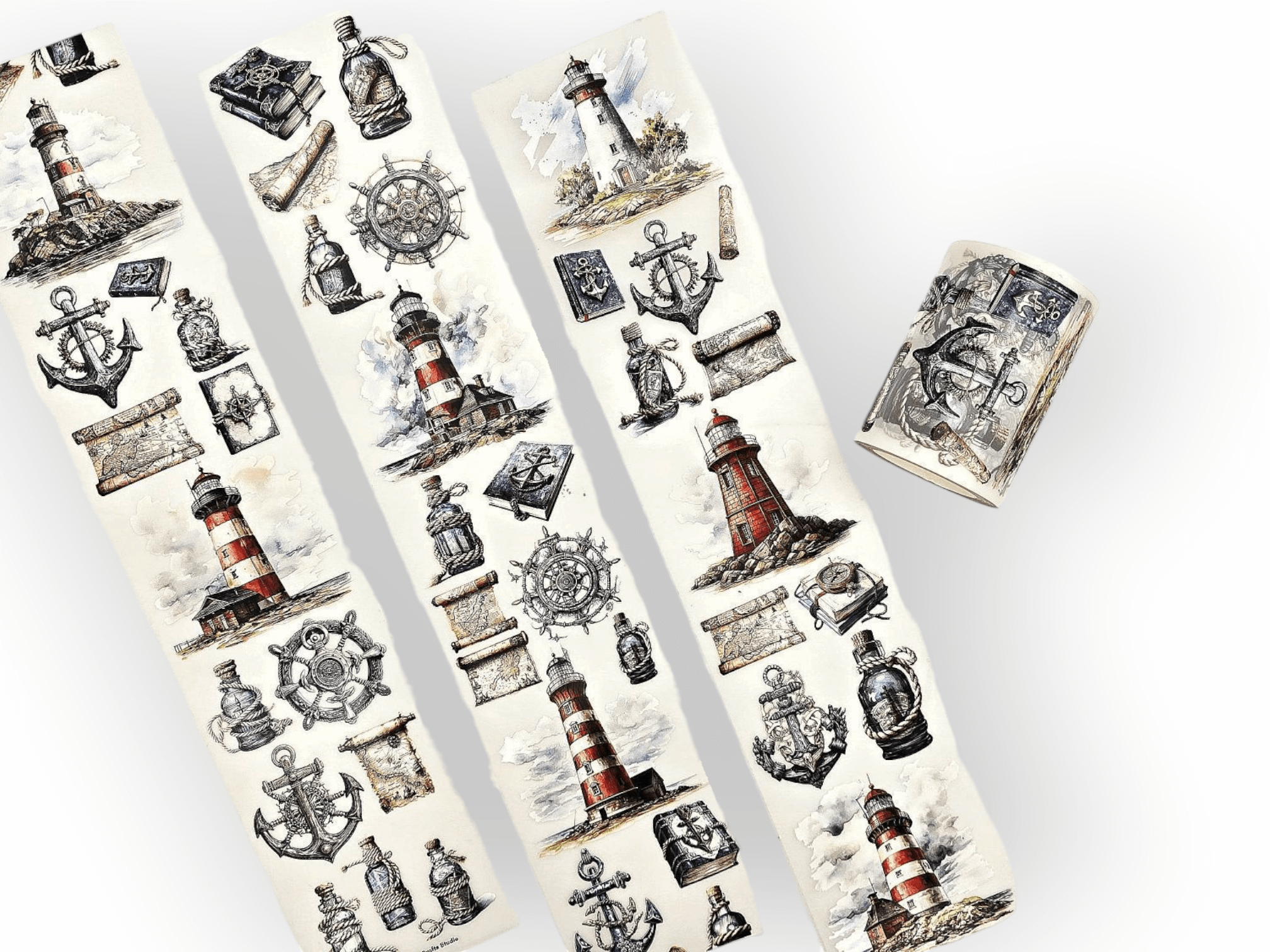Lighthouse Legends Transparent Tape – CoraCreaCrafts