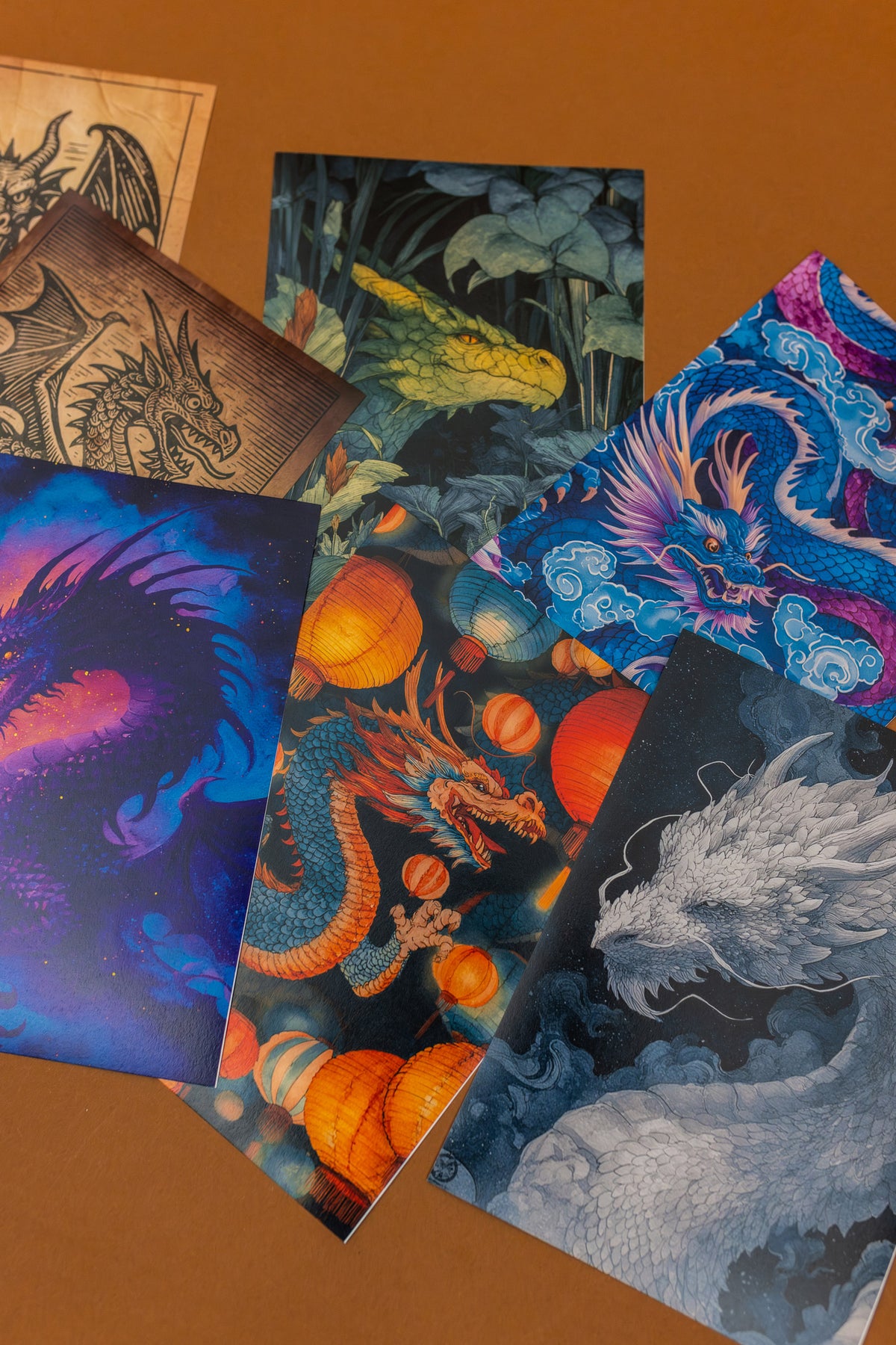 Dragons Paper Set — Papers | CoraCreaCrafts