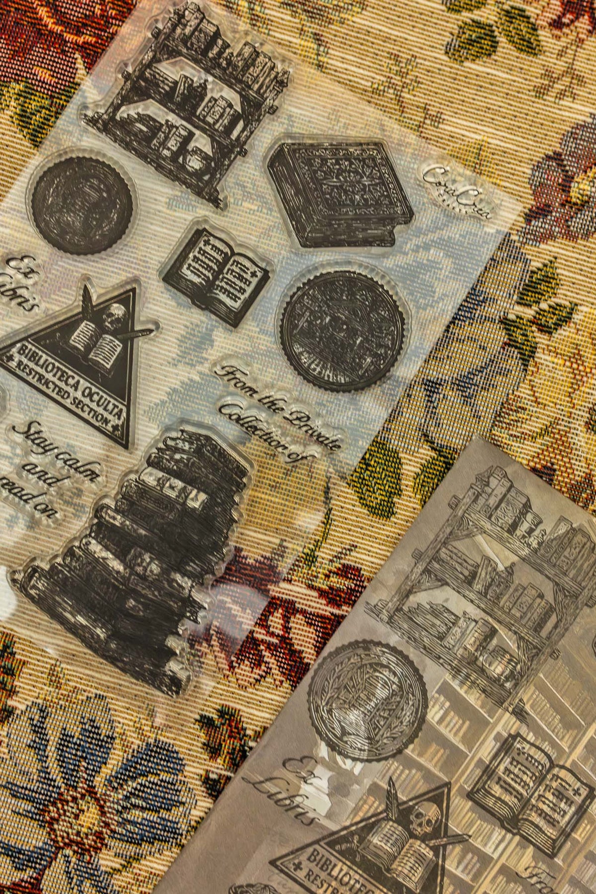 Library Clear Stamps — Clear Stamps | CoraCreaCrafts
