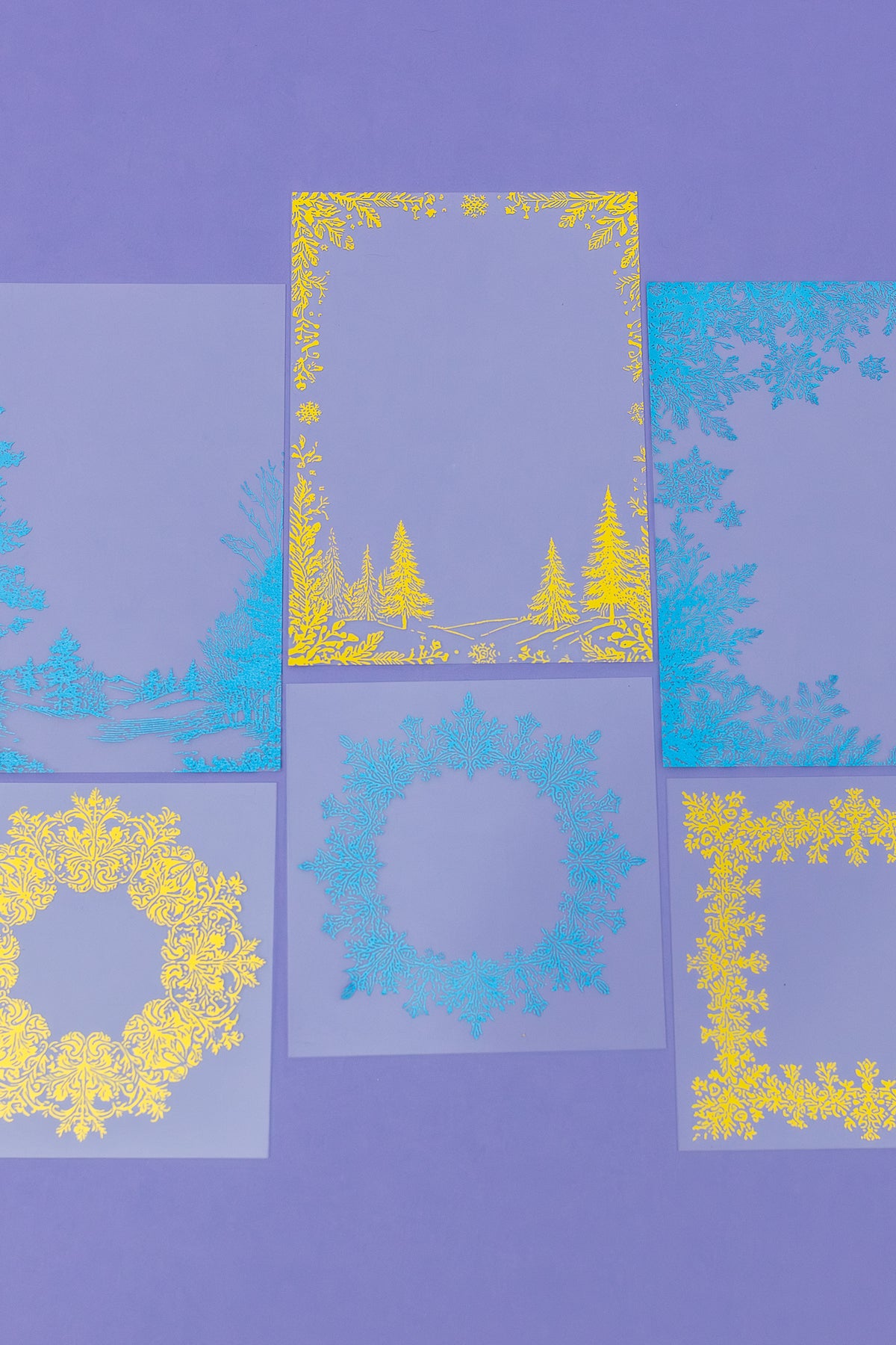 Transparent Winter Frames – Ephemera Packs | CoraCreaCrafts