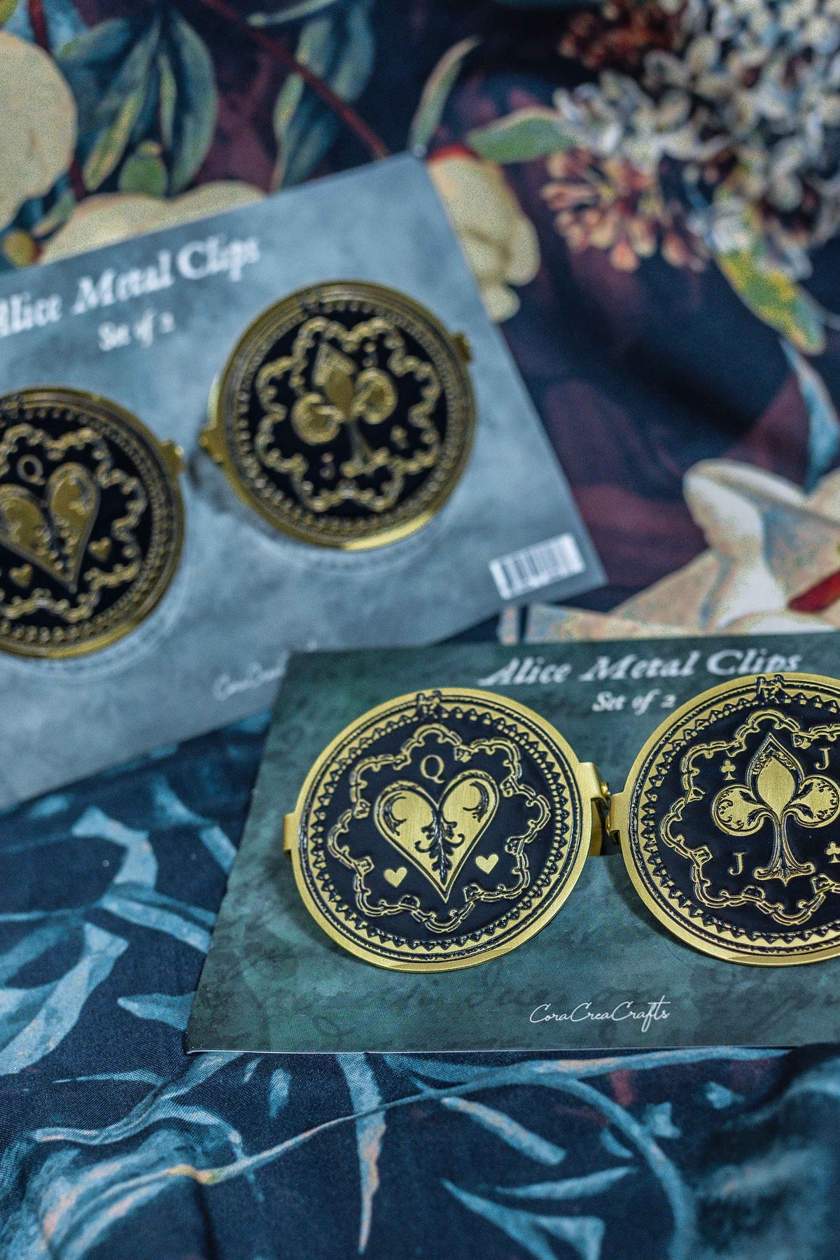 Alice Metal Clips (Set of 2) — Clips | CoraCreaCrafts