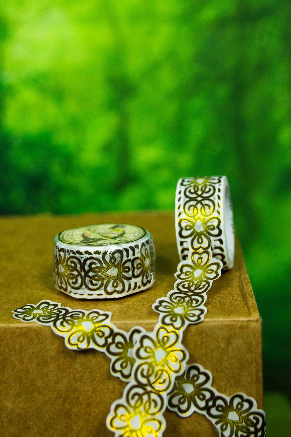 Celtic Leaf Cutout Foil Tape — Washi Tape | CoraCreaCr