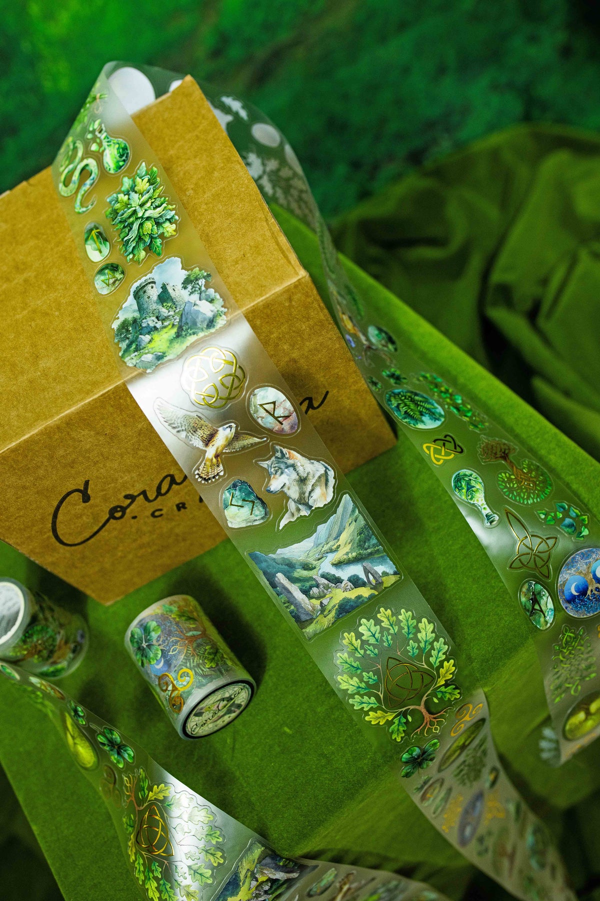 Celtic Transparent Tape – PET/Transparent Tape | CoraCreaCrafts