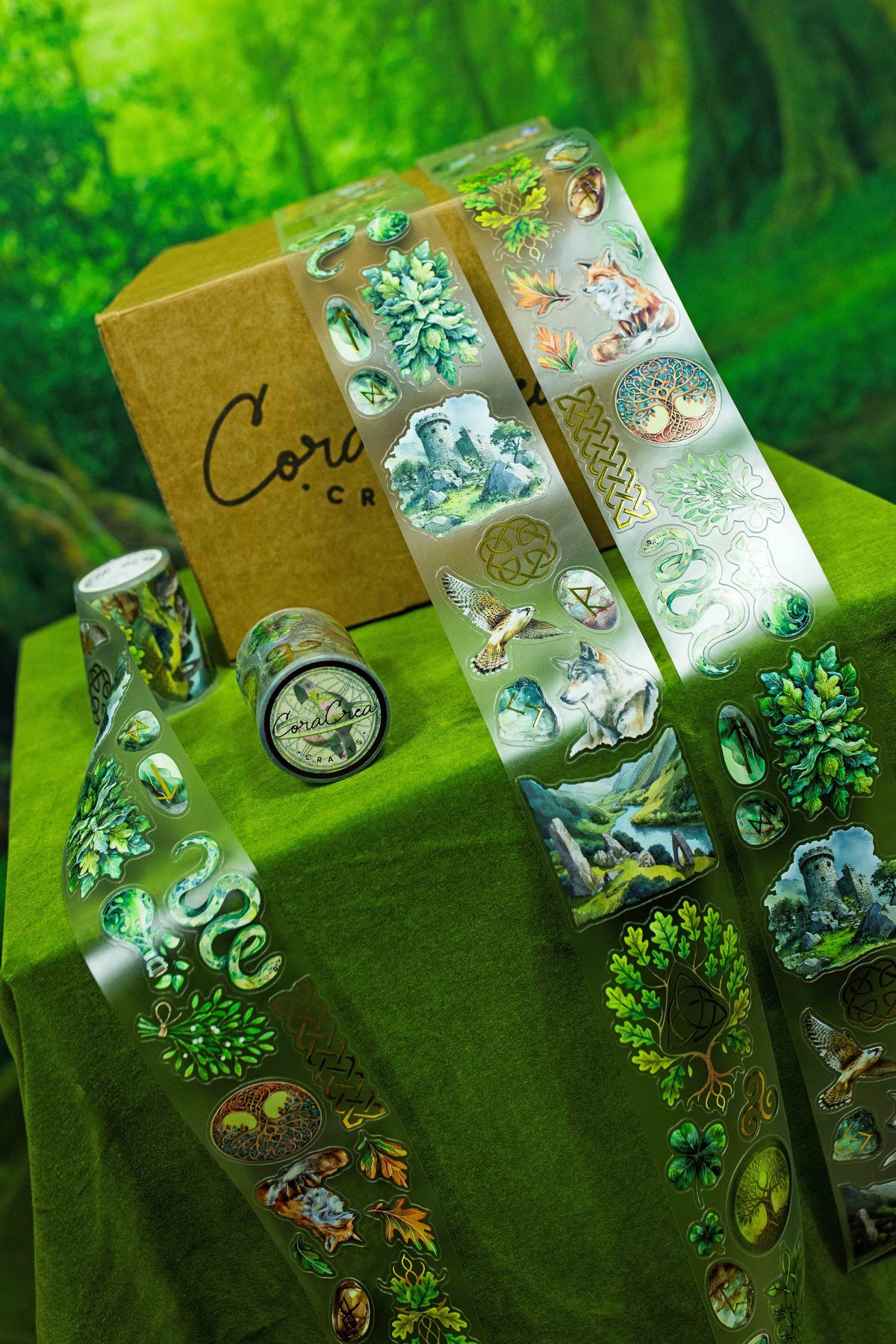 Celtic Transparent Tape – PET/Transparent Tape | CoraCreaCrafts