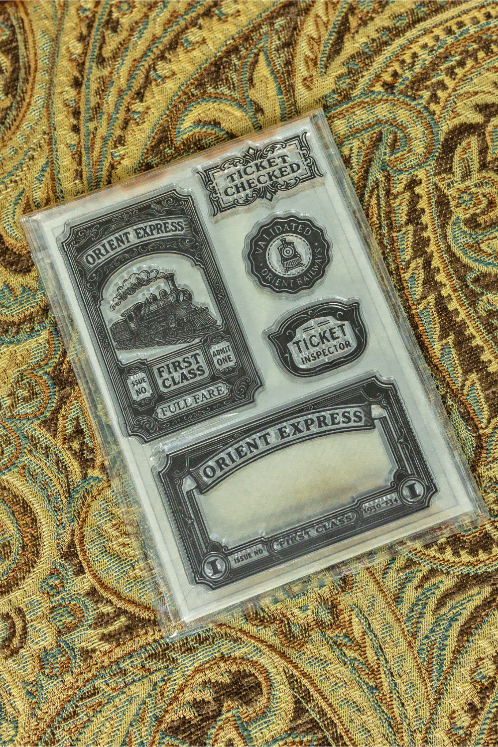 Orient Express Train Stamps — Clear Stamps | CoraCreaCrafts