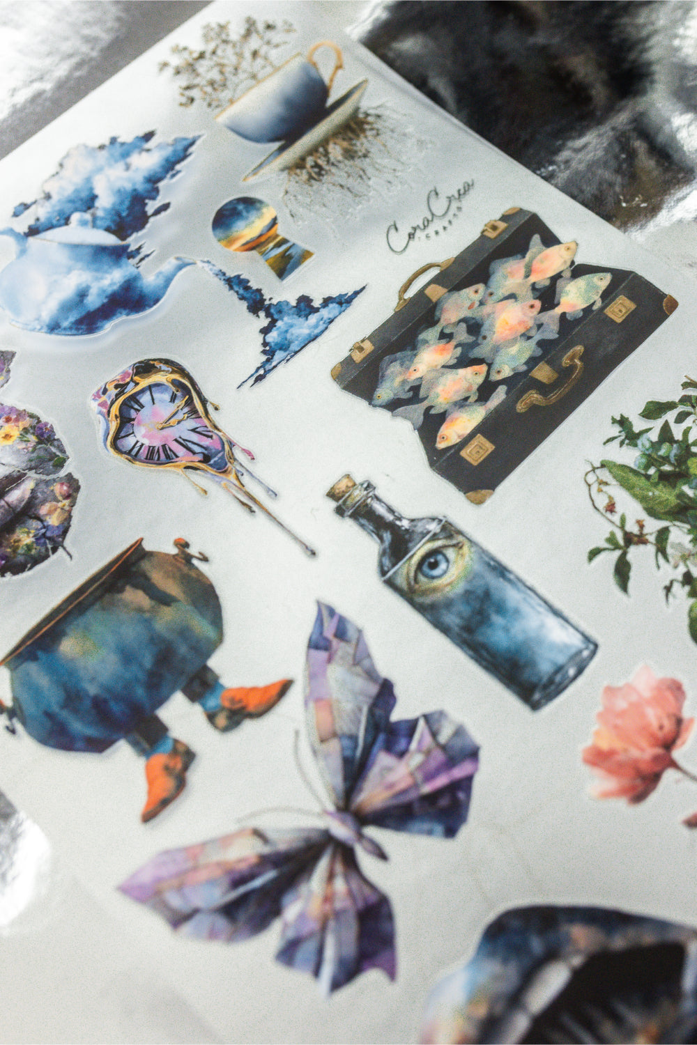 Surreal Sticker Sheet — Sticker Sheets | CoraCreaCraft