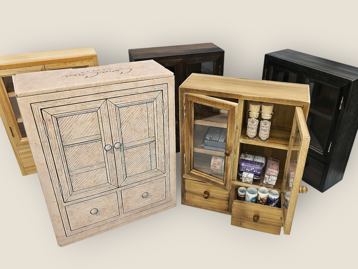 Mini Wooden Cabinet — Cases & Organizers | CoraCreaCra