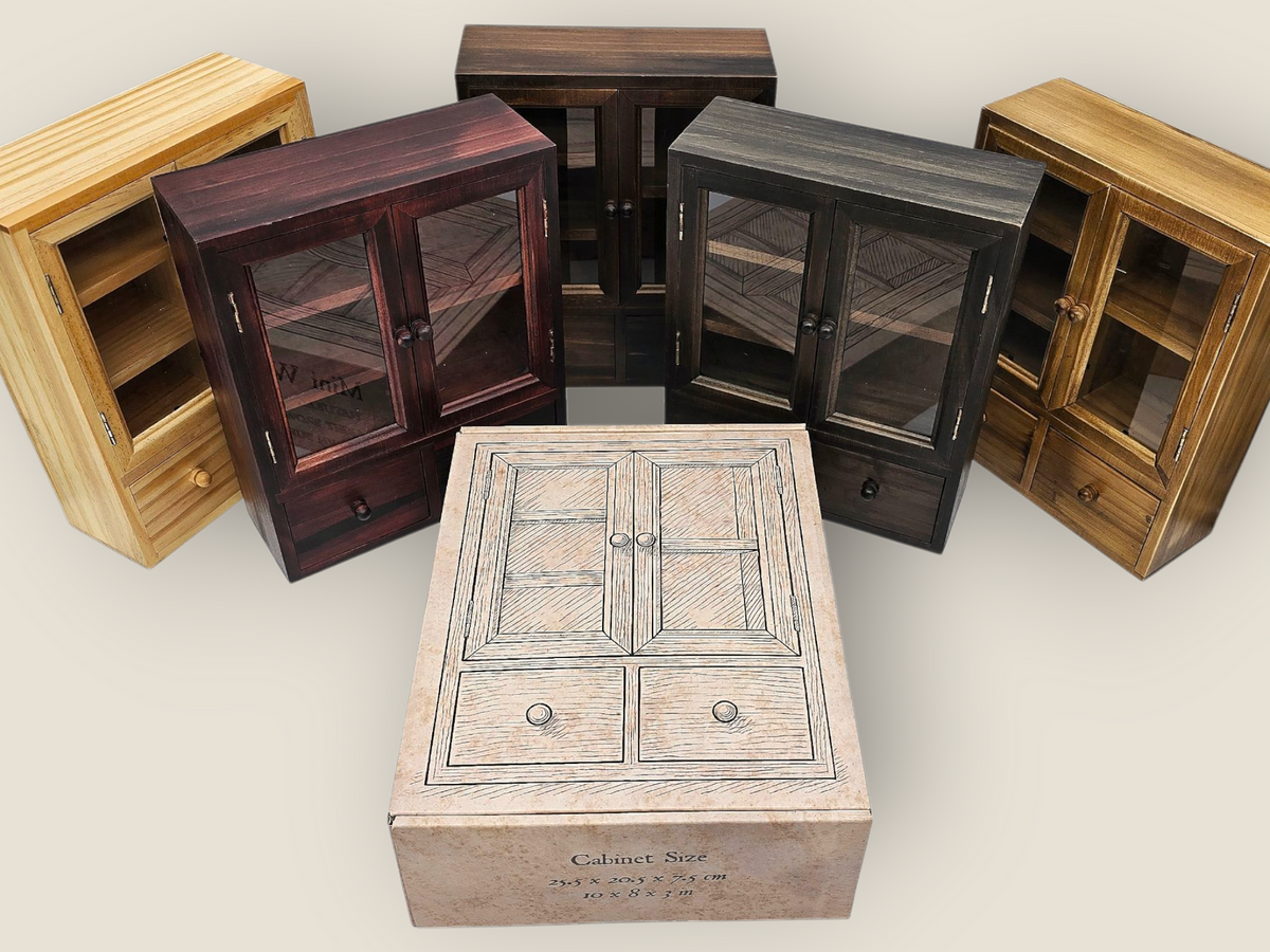 Mini Wooden Cabinet — Cases & Organizers | CoraCreaCra
