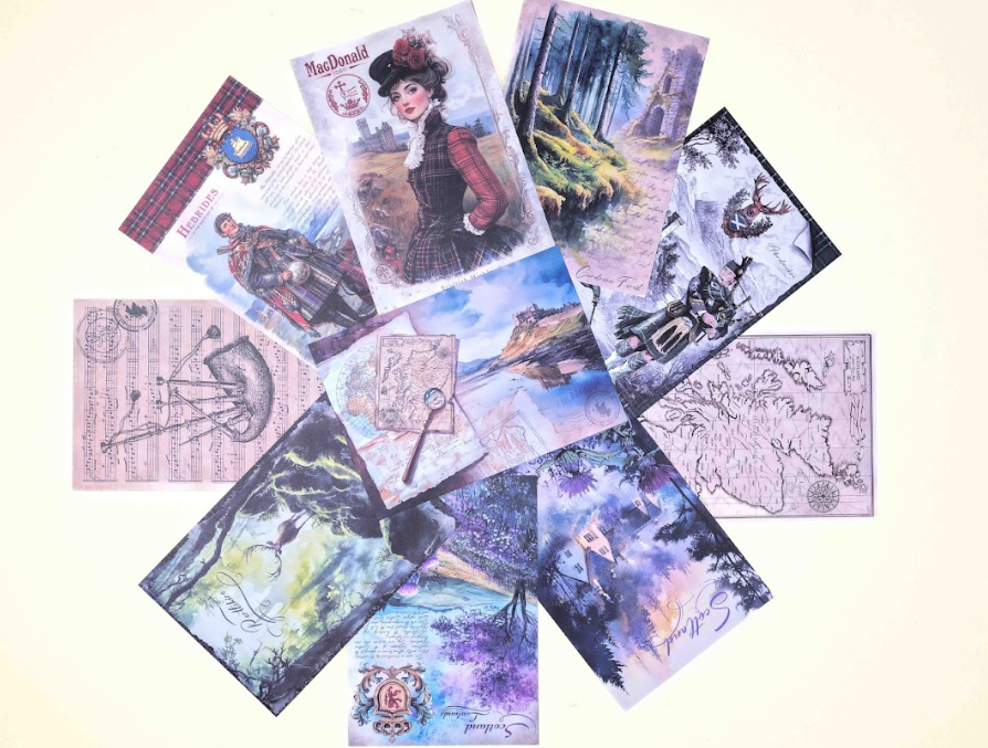 Scotland Paper Set — Papers | CoraCreaCrafts