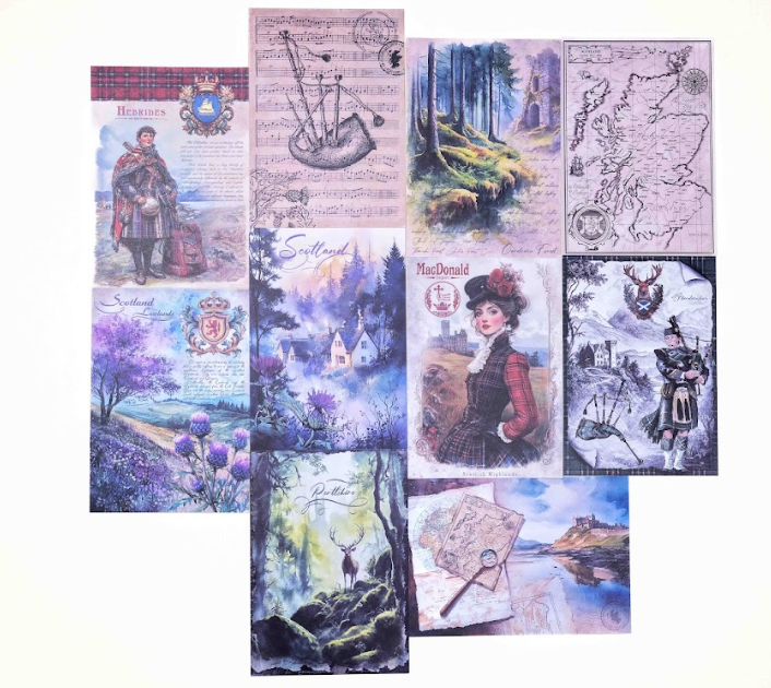 Scotland Paper Set — Papers | CoraCreaCrafts