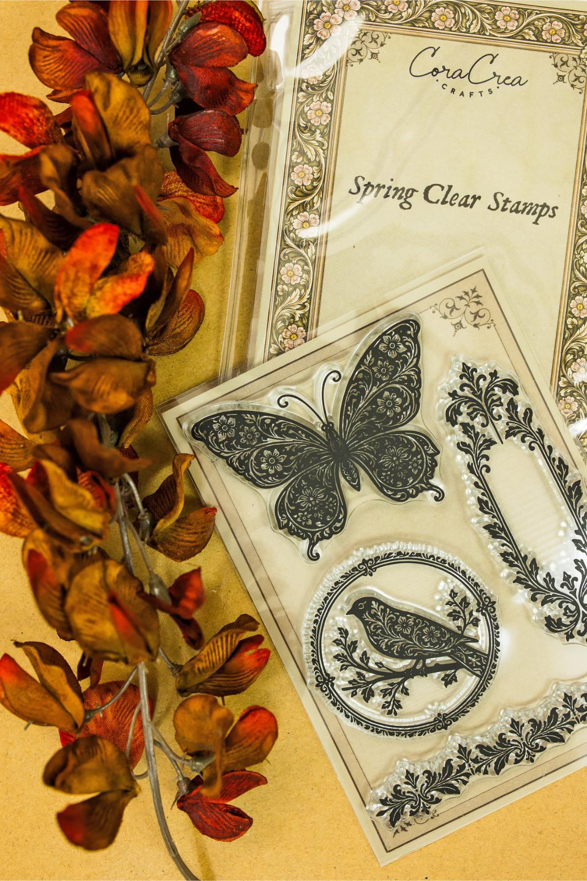 Spring Clear Stamps — Clear Stamps | CoraCreaCrafts