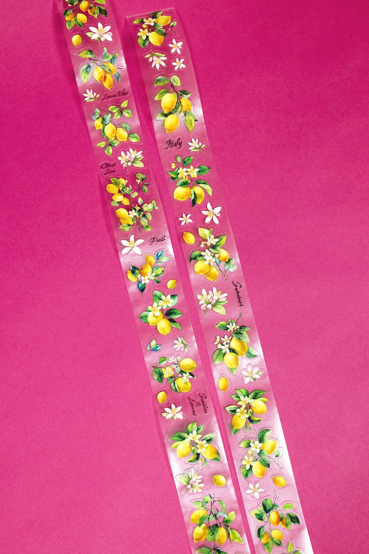 Lemon Branches Transparent Tape — PET/Transparent Tape