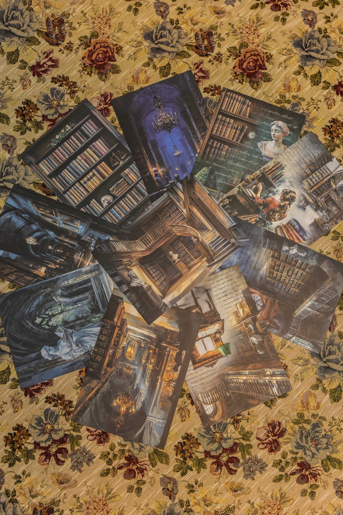 Libraries Paper Set — Papers | CoraCreaCrafts